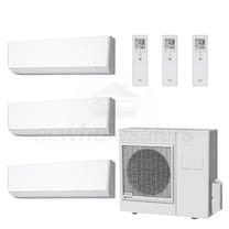 Fujitsu AOU36RLXFZ1 2-ASU12RLF1 2-ASU9RLF1 42,000 BTU 18 SEER Ductless ...