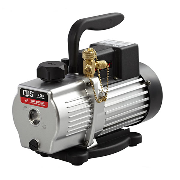 CPS VP2D 2 CFM 2 Stage, Dual Voltage 115 & 230 Volts Vacuum Pump